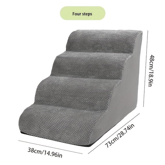1PC Curved Dog Staircase Pet Ramp, Climbing Ladder for Dogs Cats ...