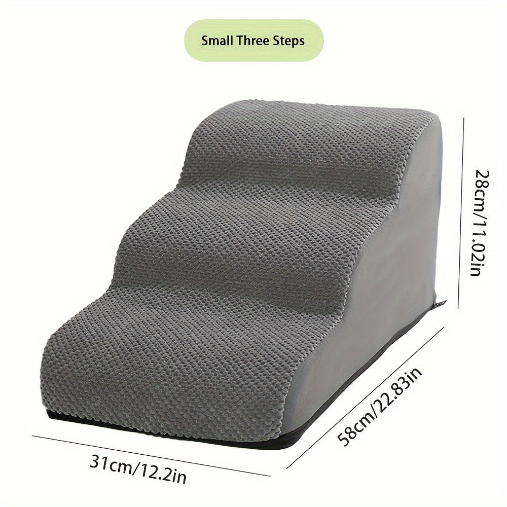 1PC Curved Dog Staircase Pet Ramp, Climbing Ladder for Dogs Cats ...