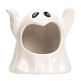 1PC Cute Ghost Ceramic Figurine Plastic Decorative Ornaments Plastic ...