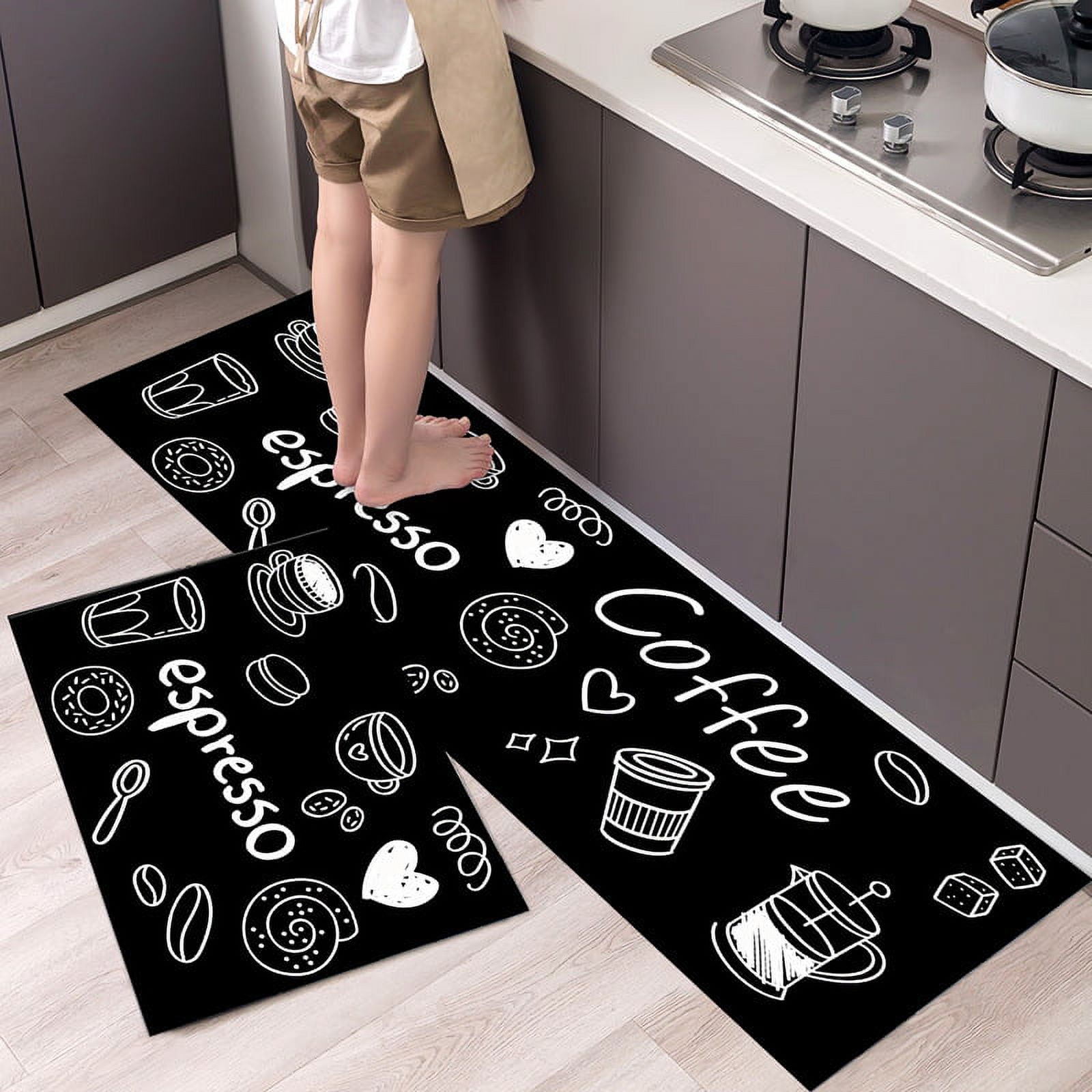 1PC Cutlery Fork Knife Spoon Carpet Kitchen Floor Mats Simple Style ...