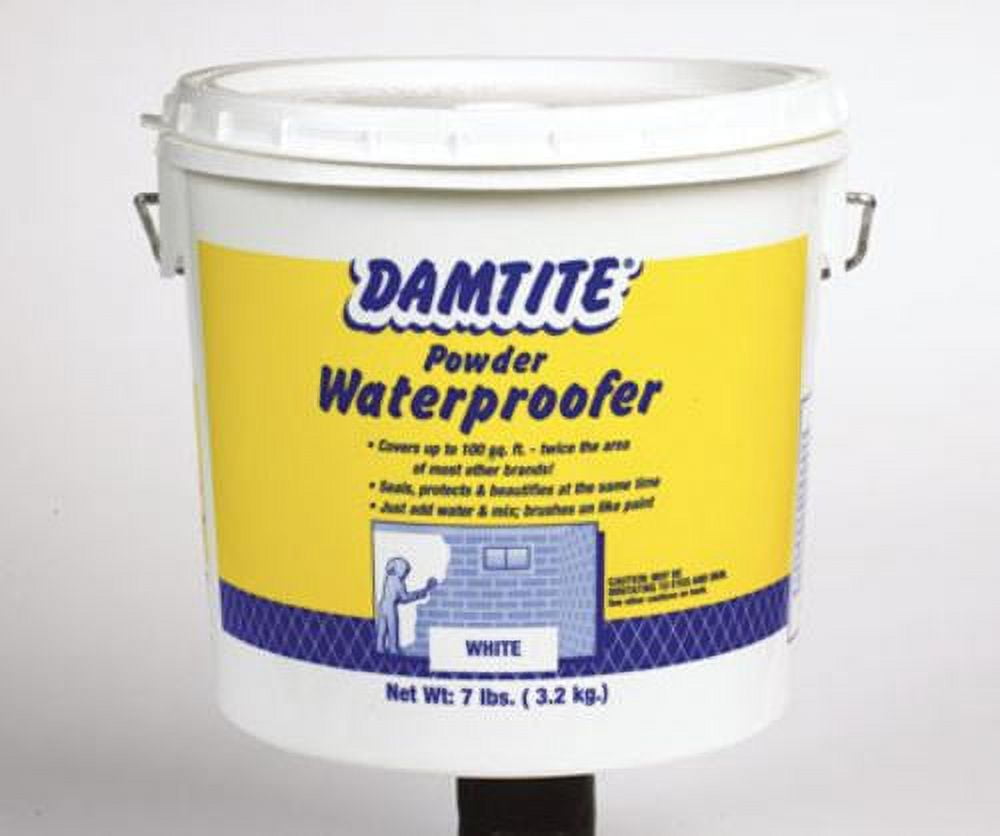 1PC Damtite Waterproofing Damtite 01071 Masonry Waterproofer, White, 7 ...