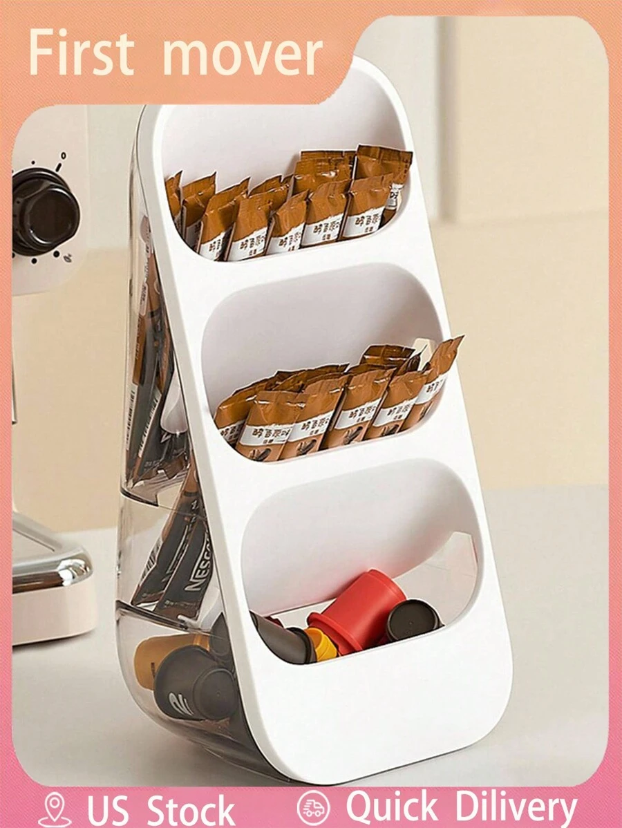 1PC Desktop tea bag storage box, office tea room, bar counter, coffee ...