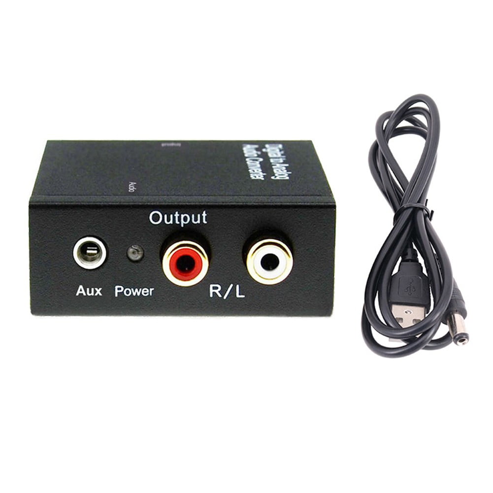 1PC Digital to Analog Audio Converter, with Optical Coaxial Cable, 3 ...