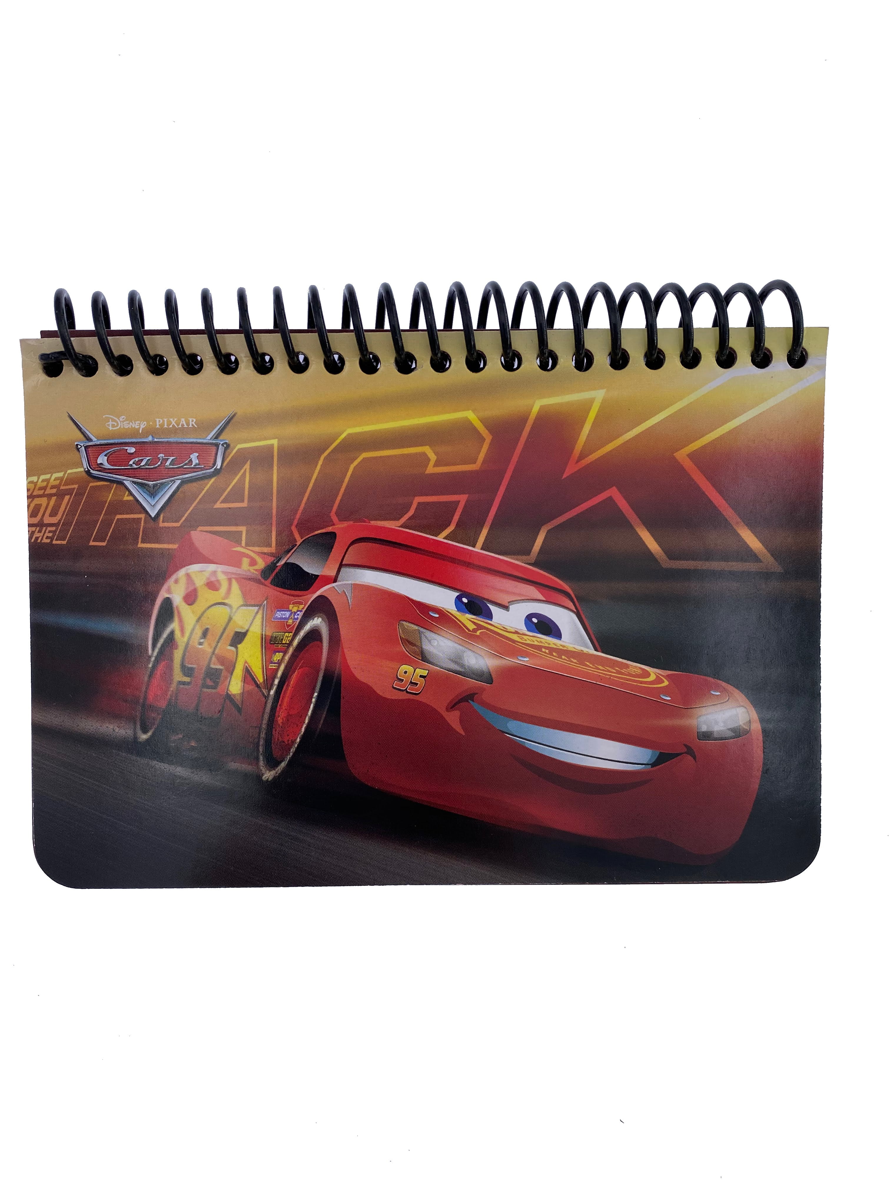 1PC Disney Pixar Cars Licensed Autograph Book Small Note Pad- Track ...