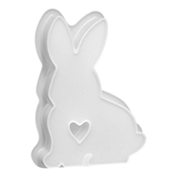 1PC Easter Rabbit Silicone Moulds Casting Moulds Rabbits Candle Moulds ...