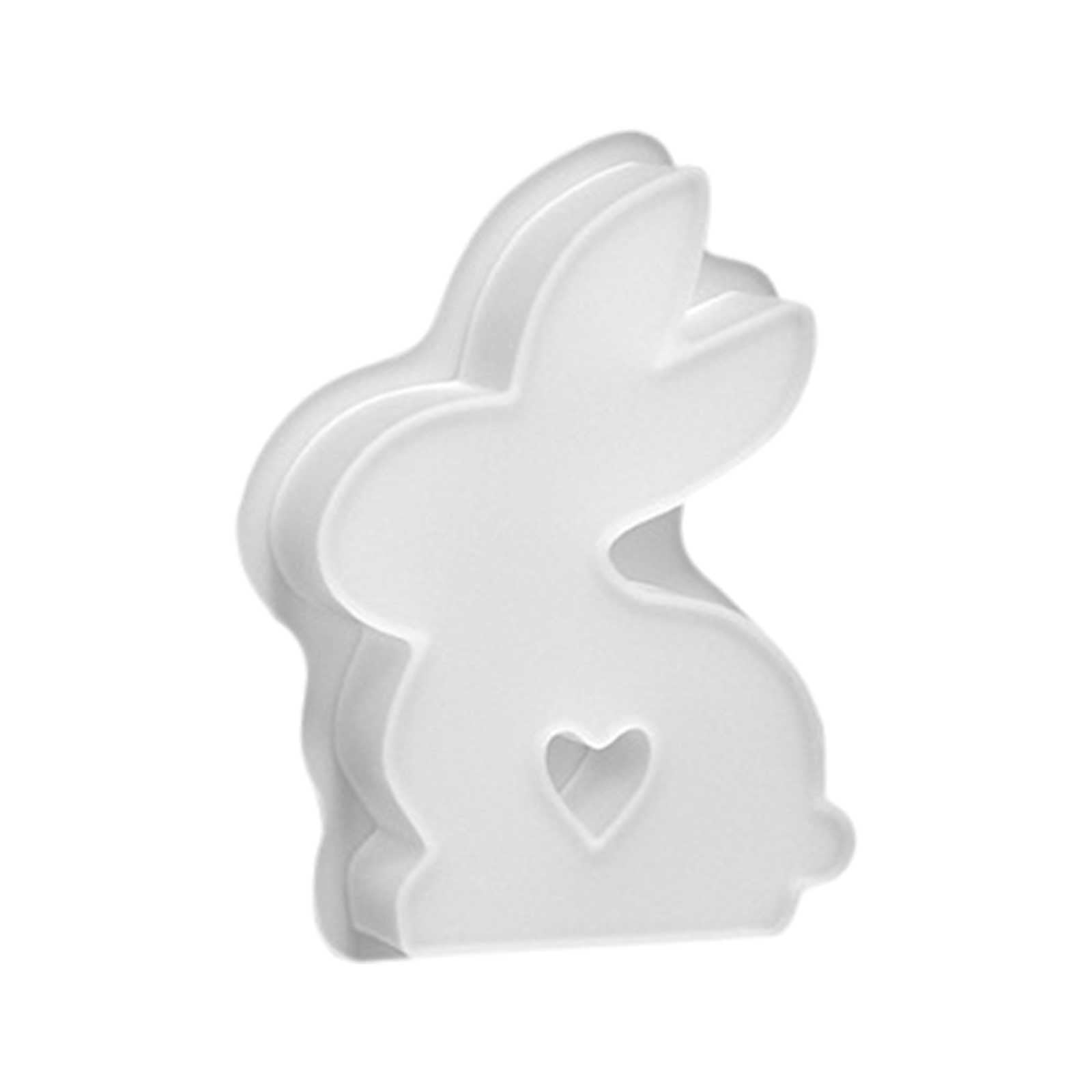 1PC Easter Rabbit Silicone Moulds Casting Moulds Rabbits Candle Moulds ...