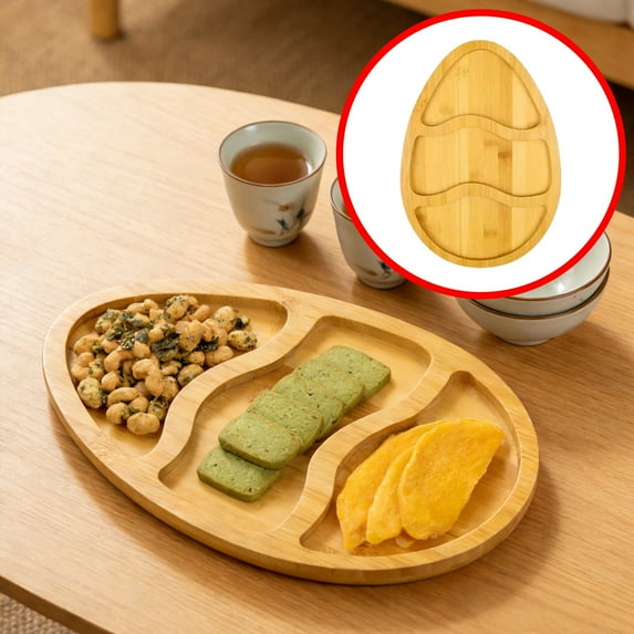 1PC Easter Wooden Serving Tray Bunny Charcuterie Boards Egg Wooden ...