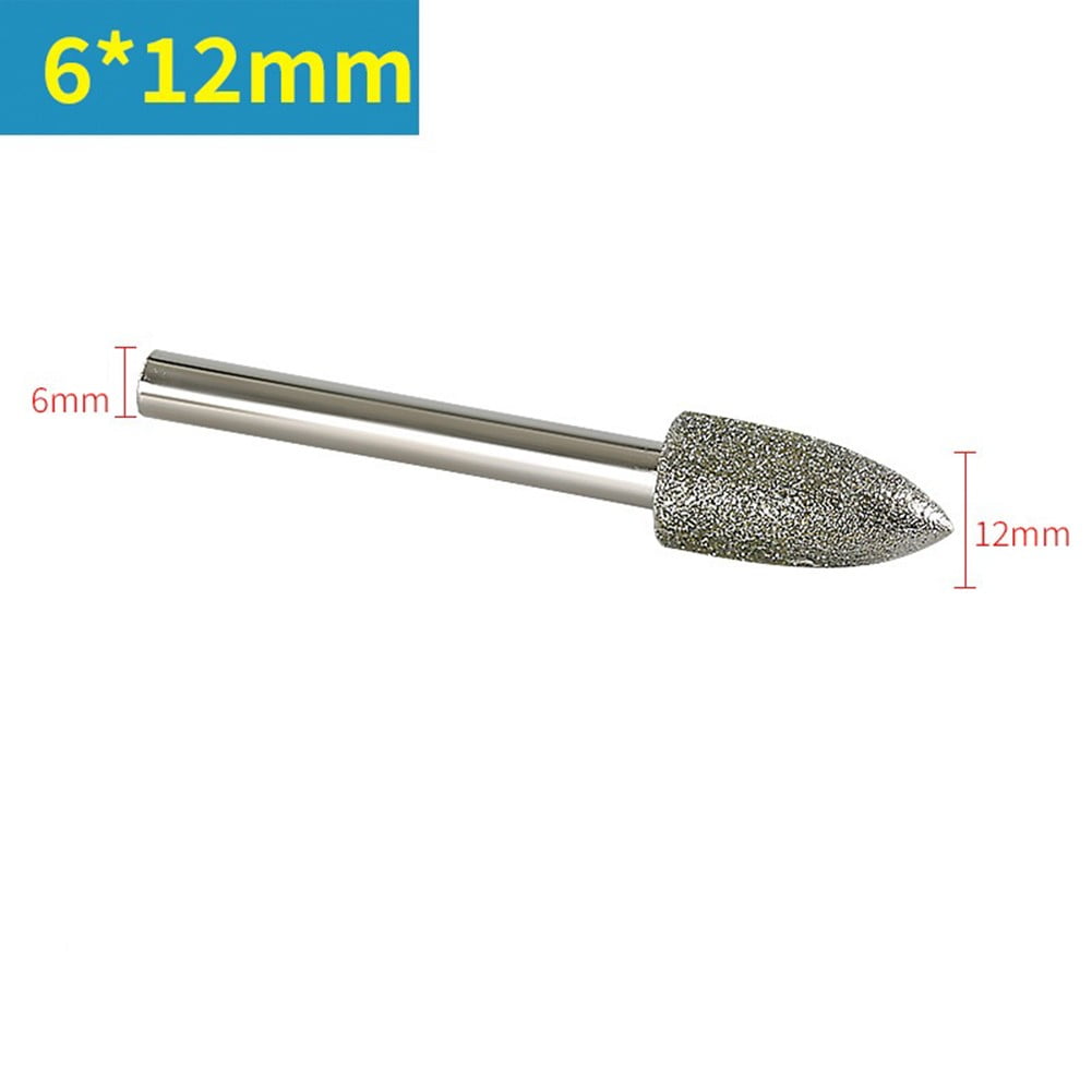 1PC Electroplating Diamond Drill Grinding Bit for Stone Marble Carving ...