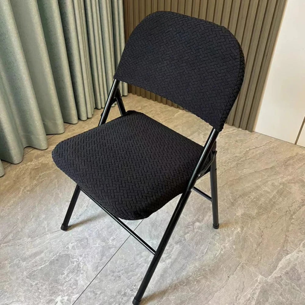 1PC Elegant Home Folding Dining Chair Cover - Stylish Office Computer ...
