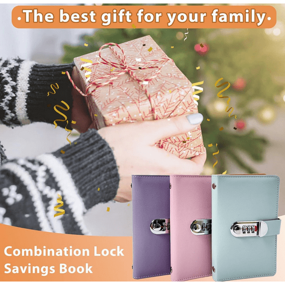 1PC Envelope Challenge Binder with Lock, 2026 Savings Challenges Book ...