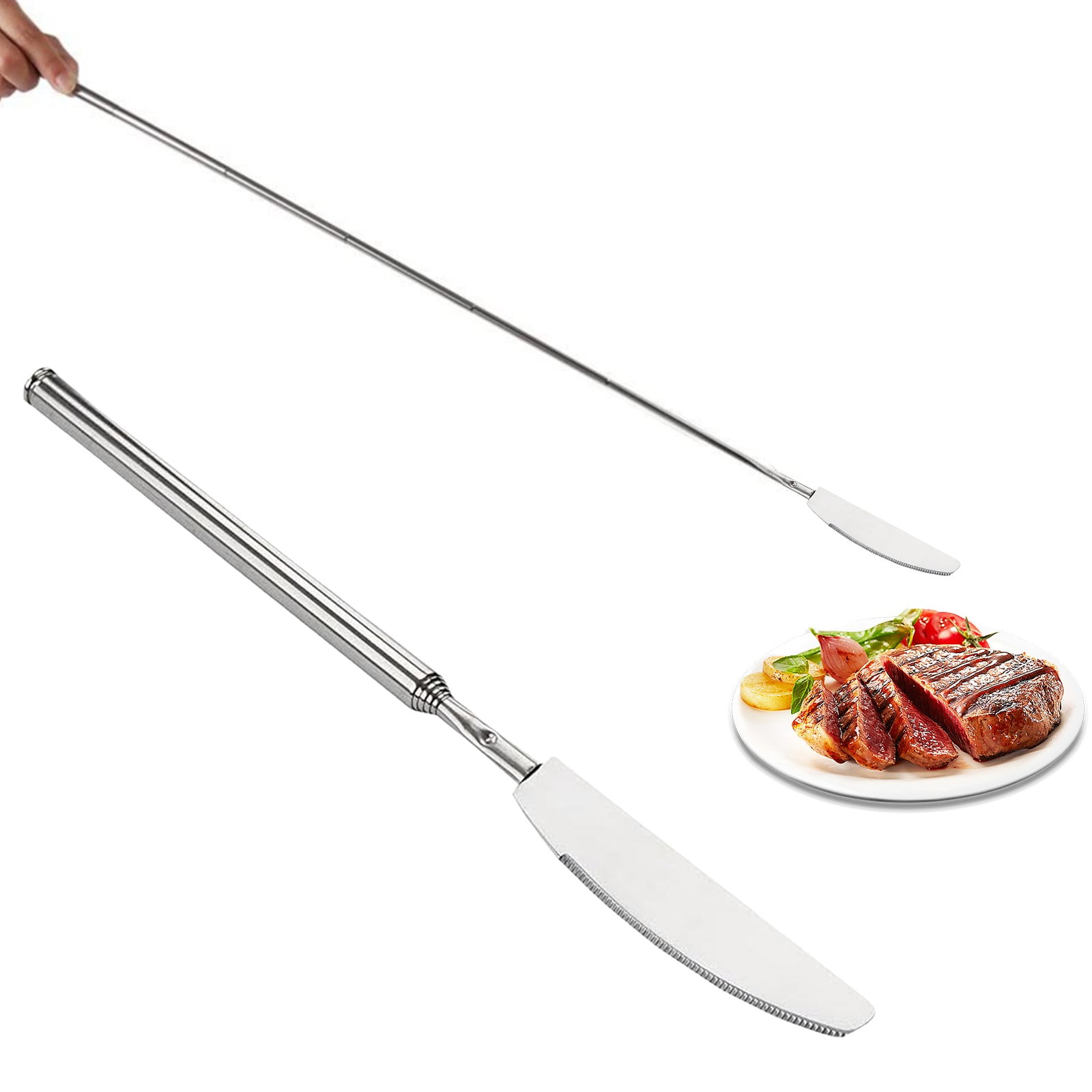 1PC Extendable Knife, Long Handle Knife, Extra Long Knife, Telescopic ...