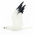 1PC Fake Artificial Feathered Seagull Decoy Realistic Seagull Garden ...
