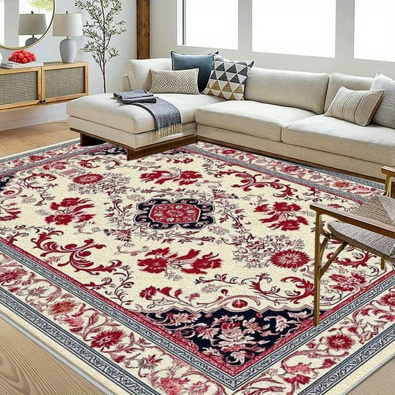 5'x7' cool carpet area carpet for living room non slip carpet pad ...