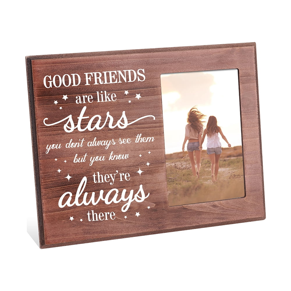 1PC Friend Picture Frame 10x15cm Unique BFF Birthday Wooden Photo Frame ...