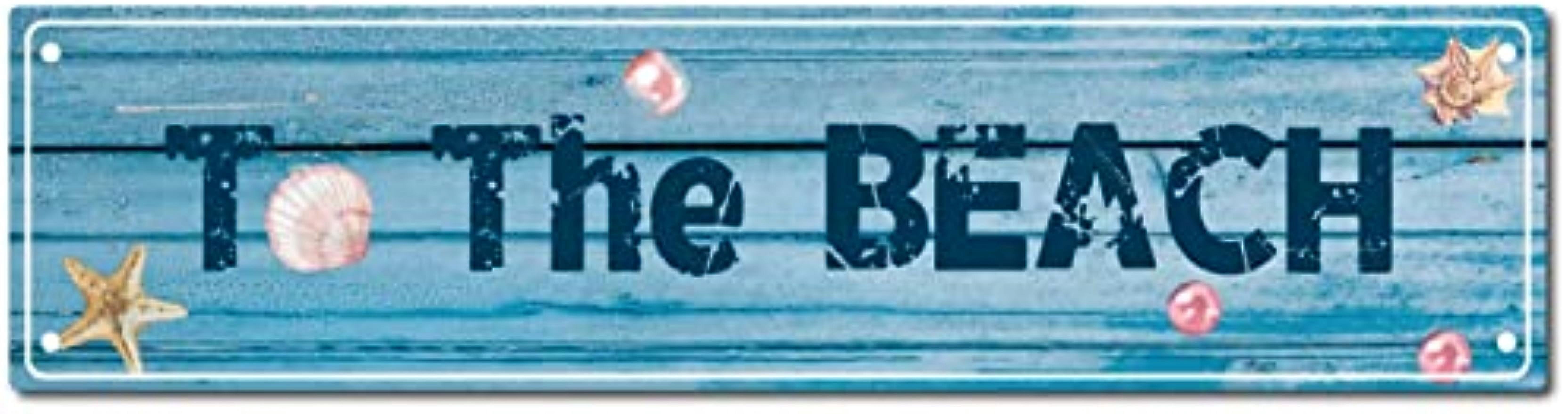 1PC Funny Beach Metal Tin Signs Vintage Long Ocean Seashell Conch ...