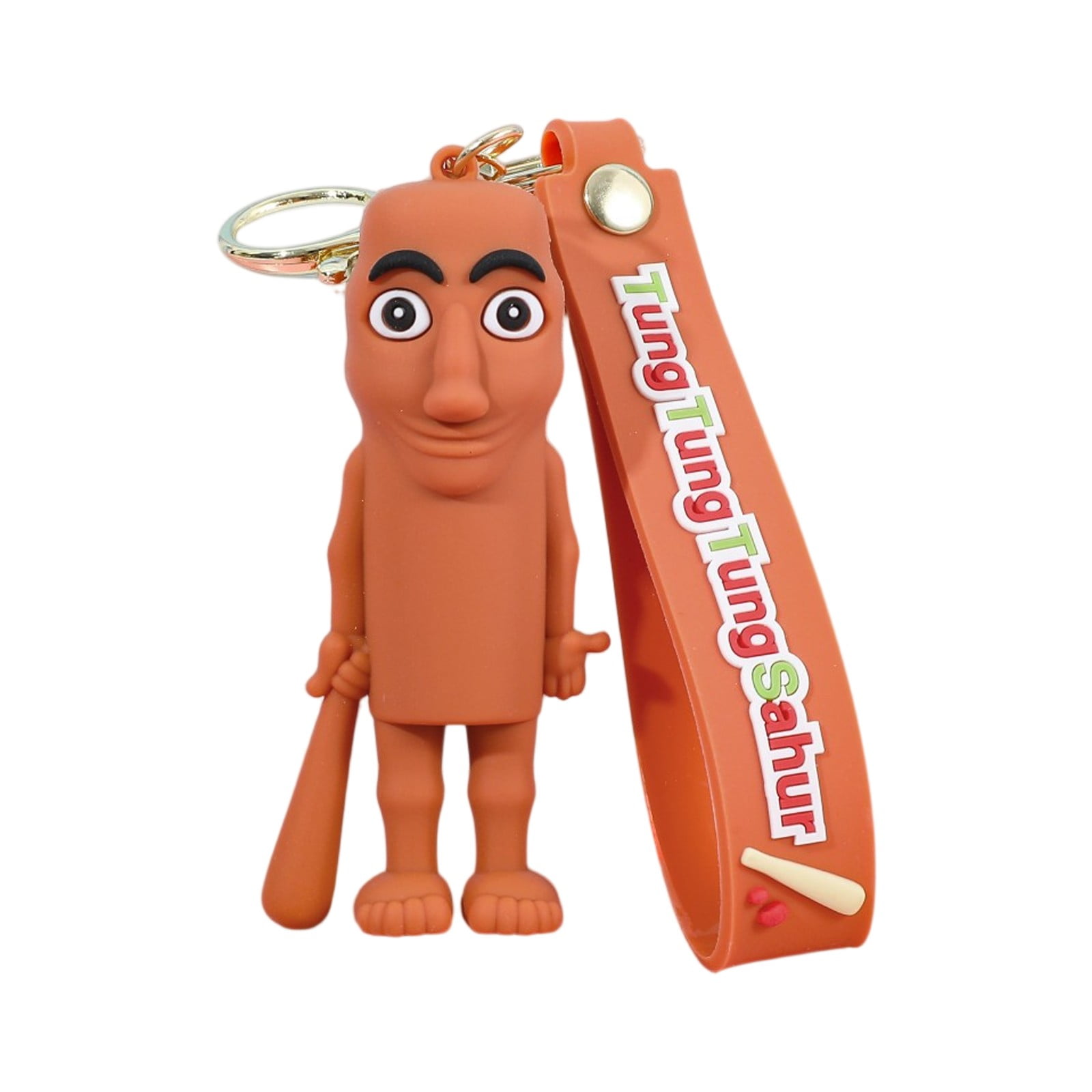 1PC Funny Italian Brainrot Animals Keychains, Movable Tung Tung Tung ...