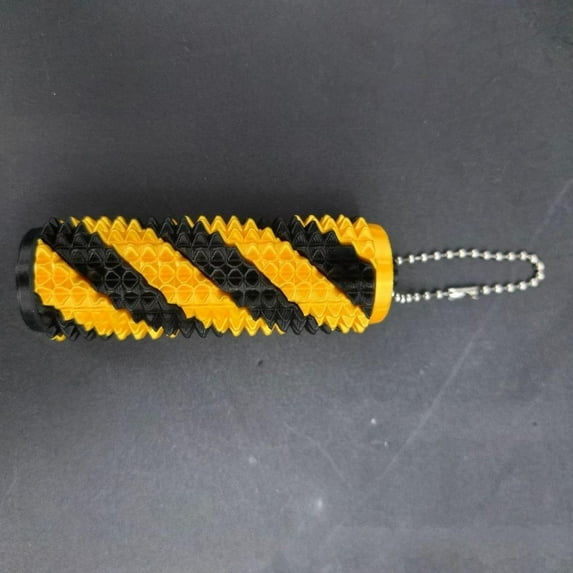 1PC GOLD BLACK 8.5CM 3D printed rotating massage stick with sliding ...