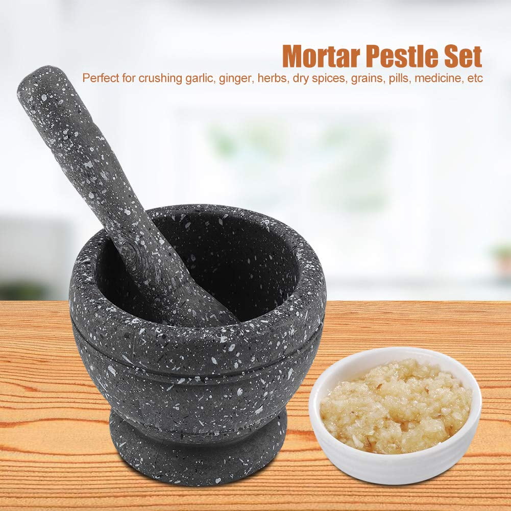 1PC Garlic Masher, Garlic Bowl Mashing Jar, Garlic Grinder & Spice ...