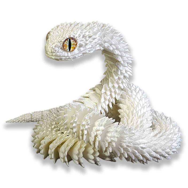 1PC Gifts For Children 3D Printed Snake Simulation Snake Figurine ...