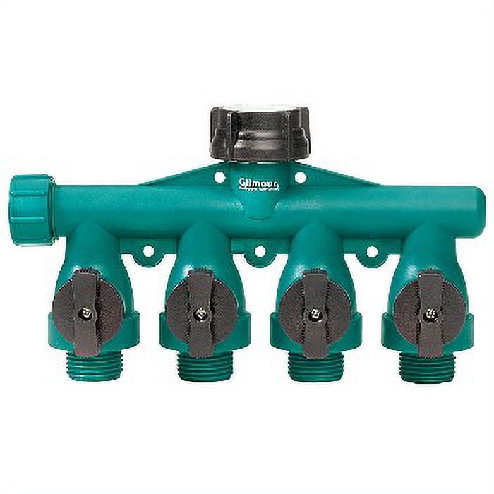 1PC Gilmour Full Flow Shutoff Polymer Valve ~ 4 Way - Walmart.com