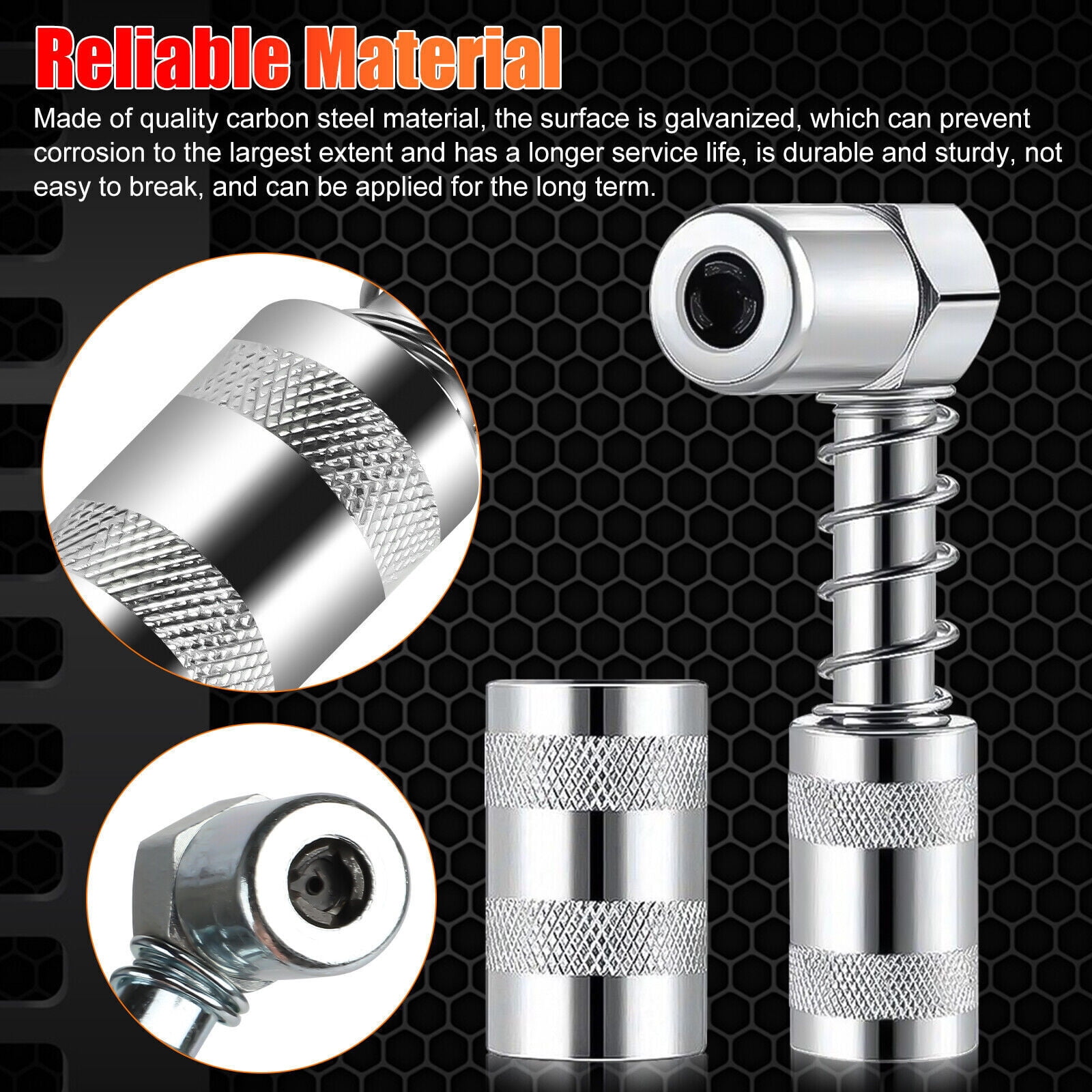 1PC Grease Nozzle Adapter Grease Gun-Accessory 90 Degree Grease Coupler ...