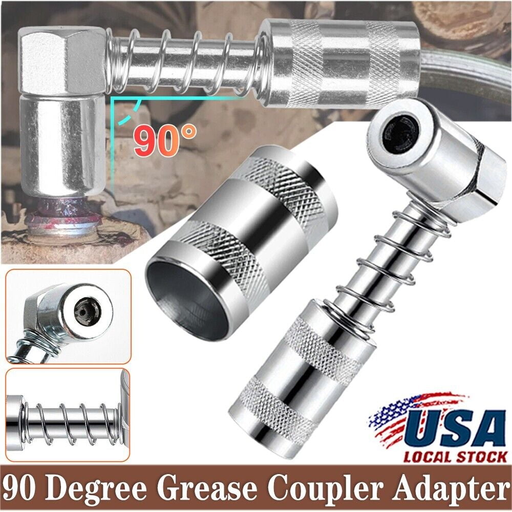 1PC Grease Nozzle Adapter Grease Gun- Accessory 90 Degree Grease ...
