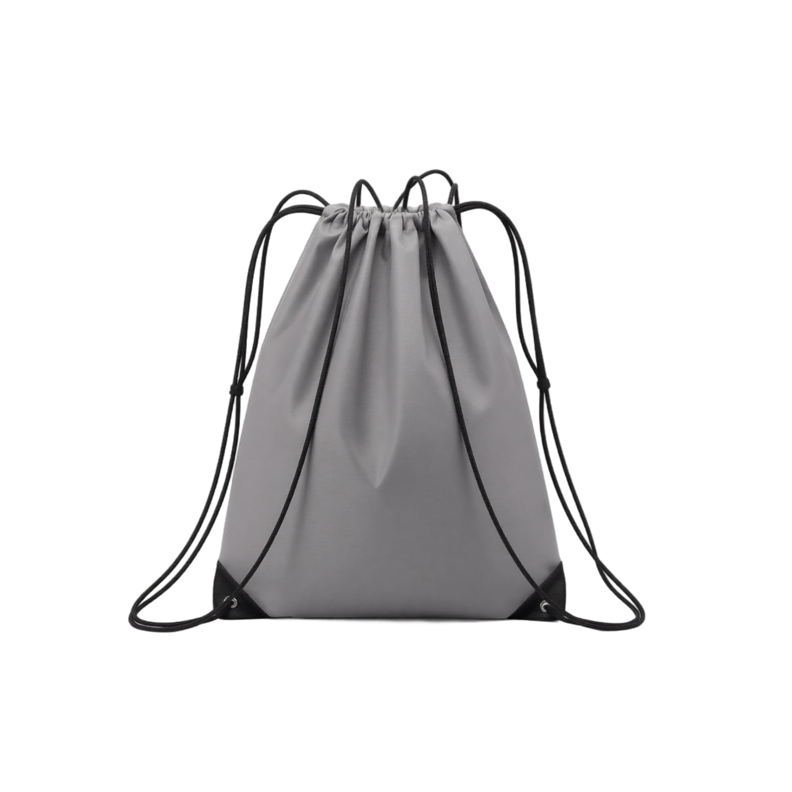 1PC Grey Drawstring Backpack Bags String Bags for Gym Sport Trip Cinch ...