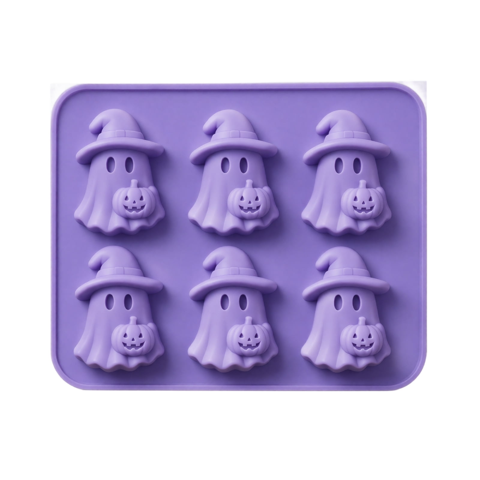 1PC Halloween Ghost Silicone Molds, Ghost Face Chocolate Making Trays ...