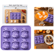 1PC Halloween Ghost Silicone Molds, Non-Stick 3D Chocolate Molds Cute ...