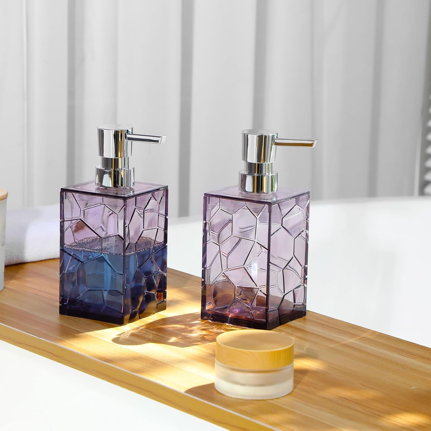 1PC Hand Soap Dispenser,Clear Rust Proof Soap Dispenser,Refillable ...