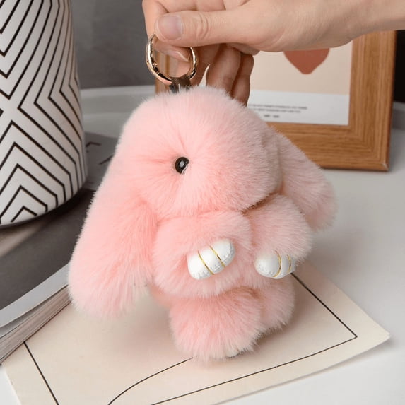 1PC Handmade Soft Plush Rabbit Toy: Fluffy, Comfy, Ideal Birthday ...