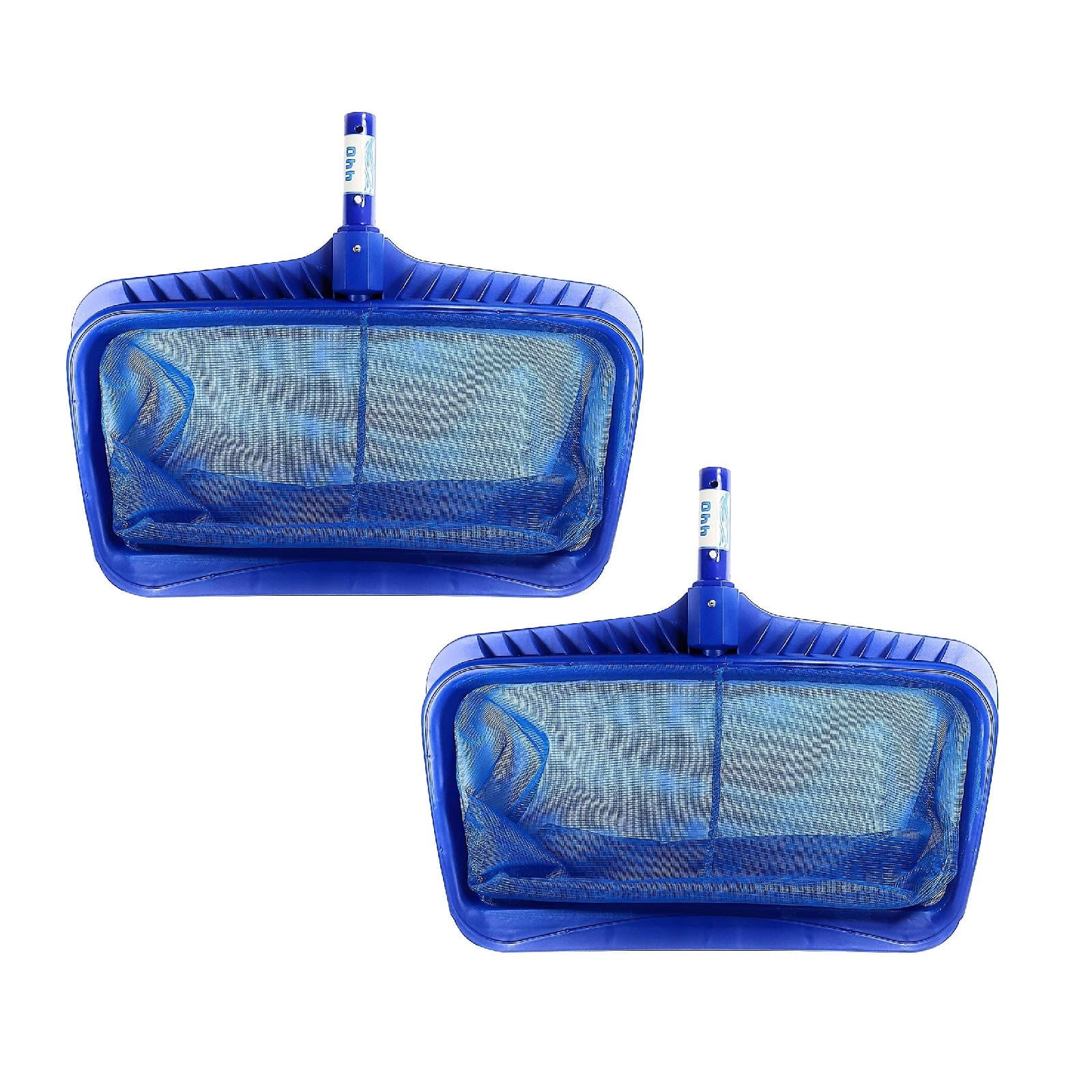 1PC Heavy Duty Pool Skimmer Net, 17-Inch Fine Mesh Leaf Rake with ...