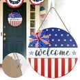 1PC Independence Day Wooden Hanging Ornament Home Tool Home Decoration ...