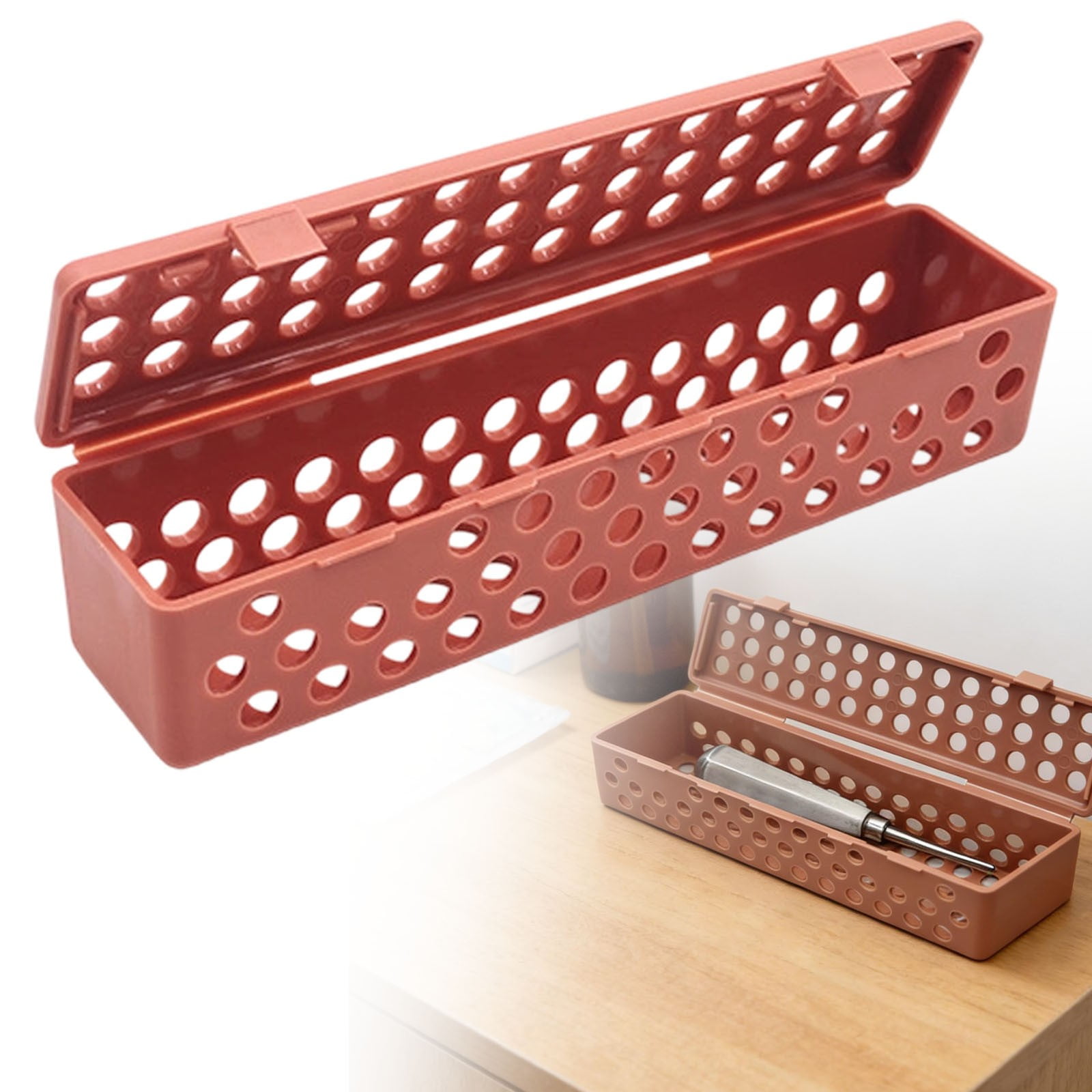 1PC Instrument Sterilizat Case, Plastic Autoclavale Cassette Case ...