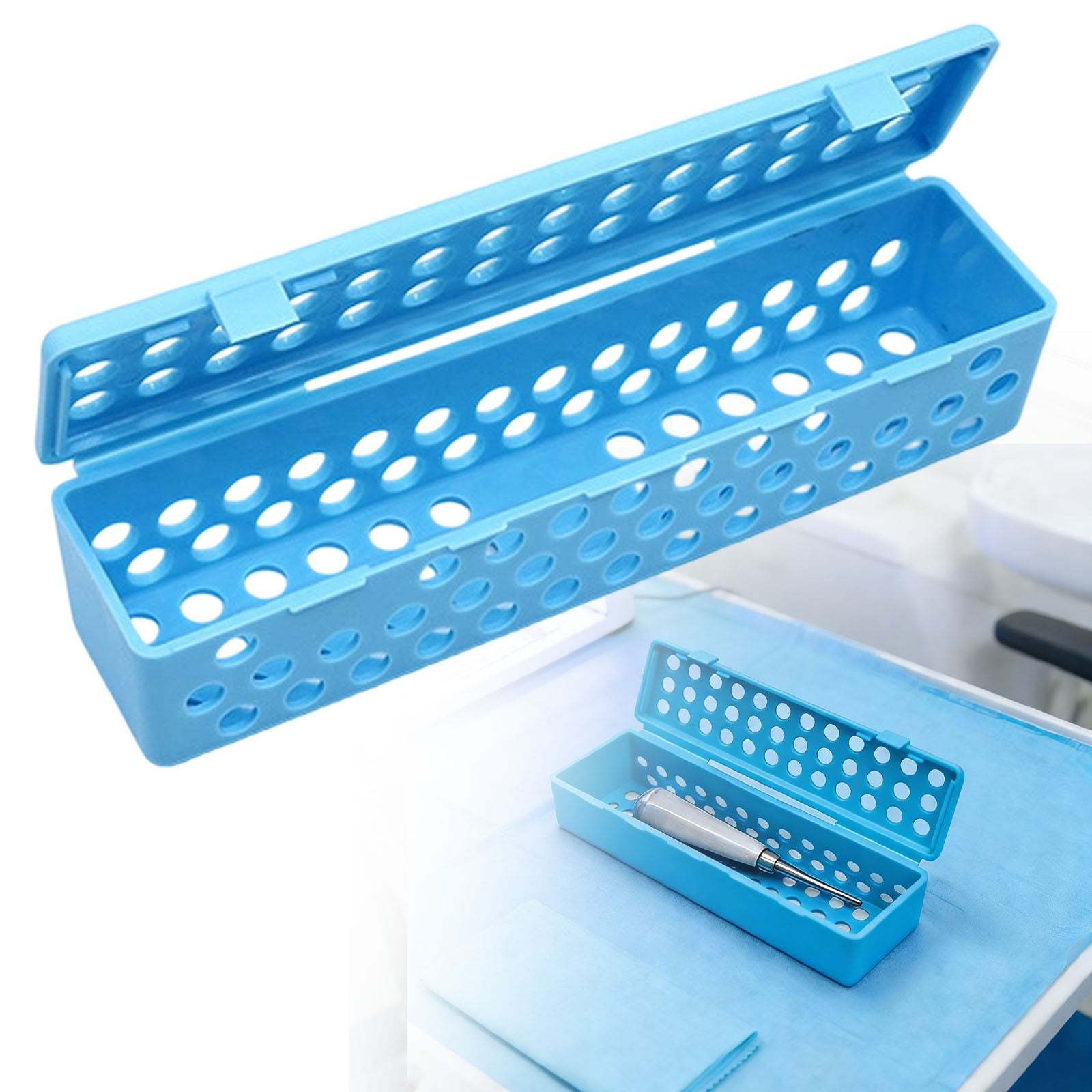 1PC Instrument Sterilizat Case, Plastic Autoclavale Cassette Case ...