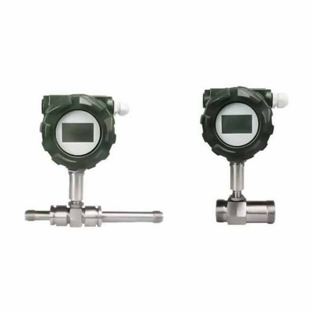 1pc Liquid Turbine Flow Meter Sensor Transmitter Rs485 24vdc Digital