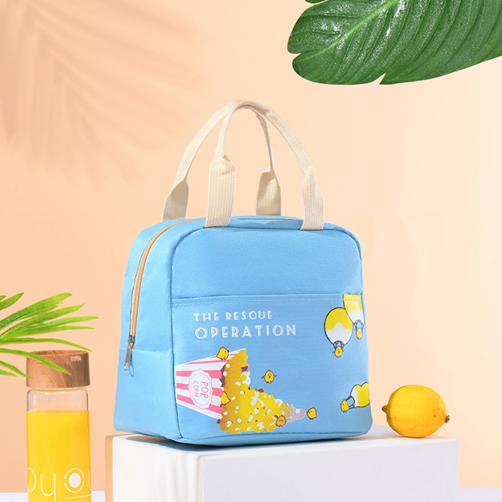 1PC Lunch Bag FashionCartoon Lightweight Lunch Bag Insulated Bag ...