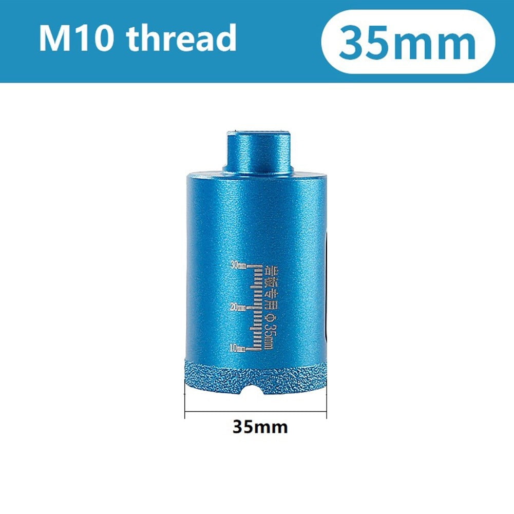 1PC M10 Thread Dry Vacuum Brazed Diamond Drilling Core Bit Ceramic Tile ...