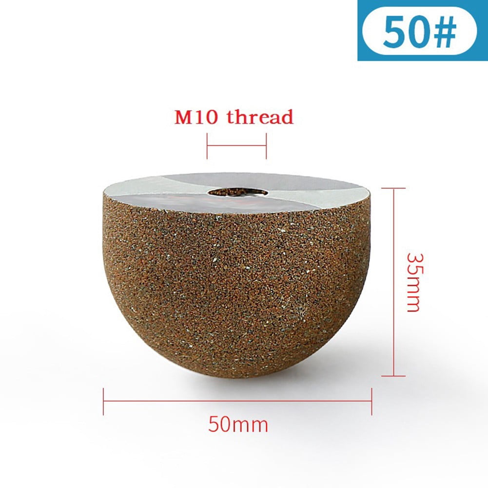 1PC M10 Thread emery Round Grinding Head Wheel Abrasive Tool For ...