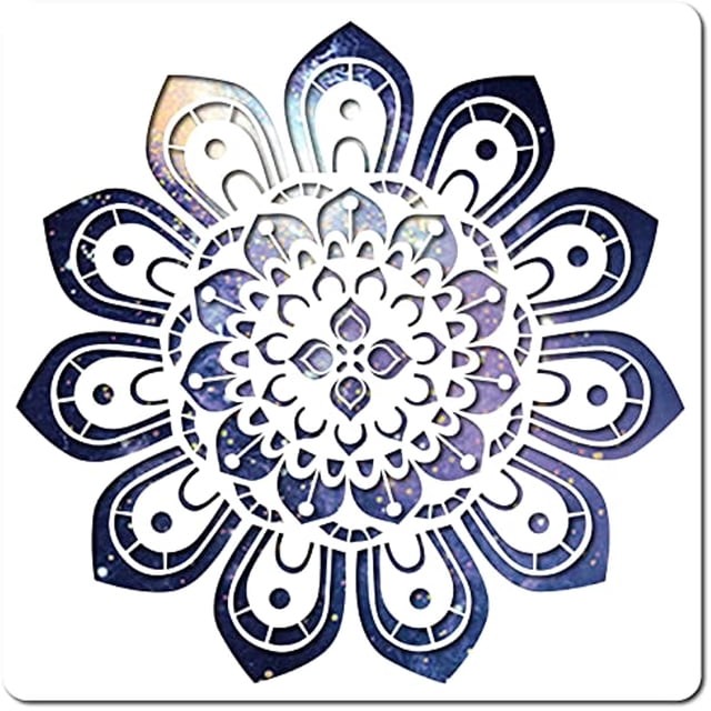 1PC Mandala Stencil Template Large 11.8x11.8 Inch Plastic Reusable ...