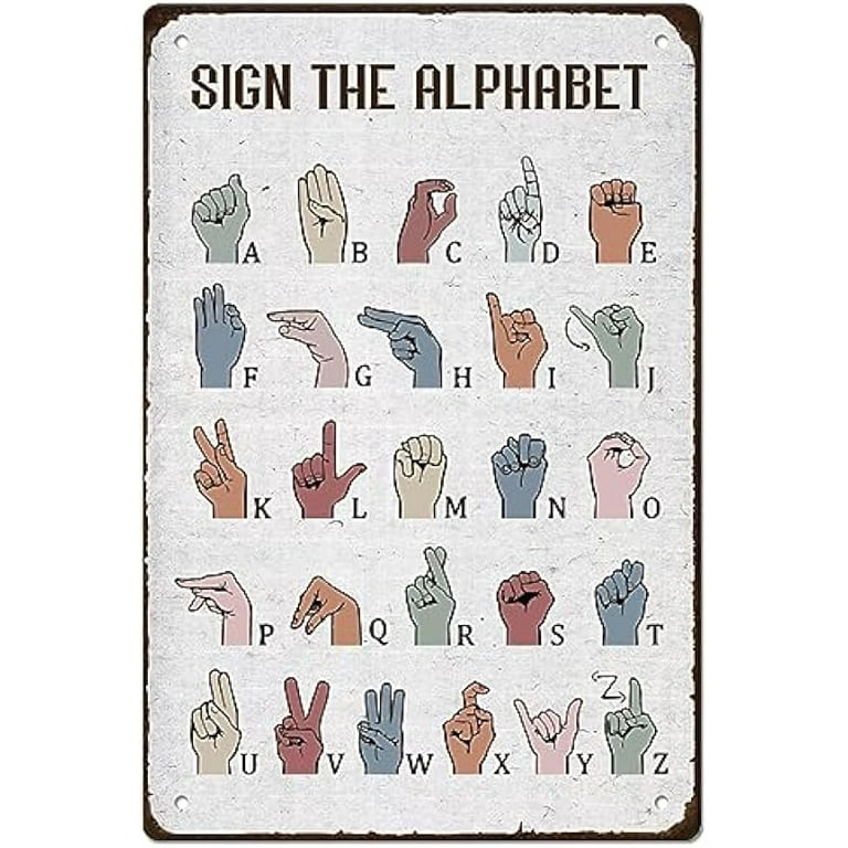 Asl Sign Language Alphabet American Sign Language Alphabet Flash Cards