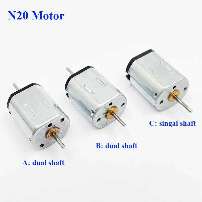 1PC Micro 10mm*12mm N20 Motor DC 3V 6V 9V 12V High Speed Singal-shaft ...