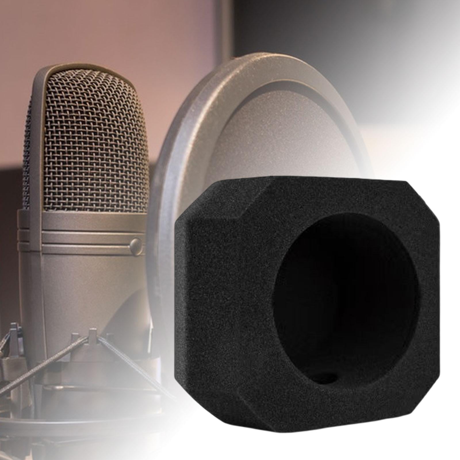 1PC Microphone Screen Acoustic Filter Sound Absorbing Foam Cover Accs ...
