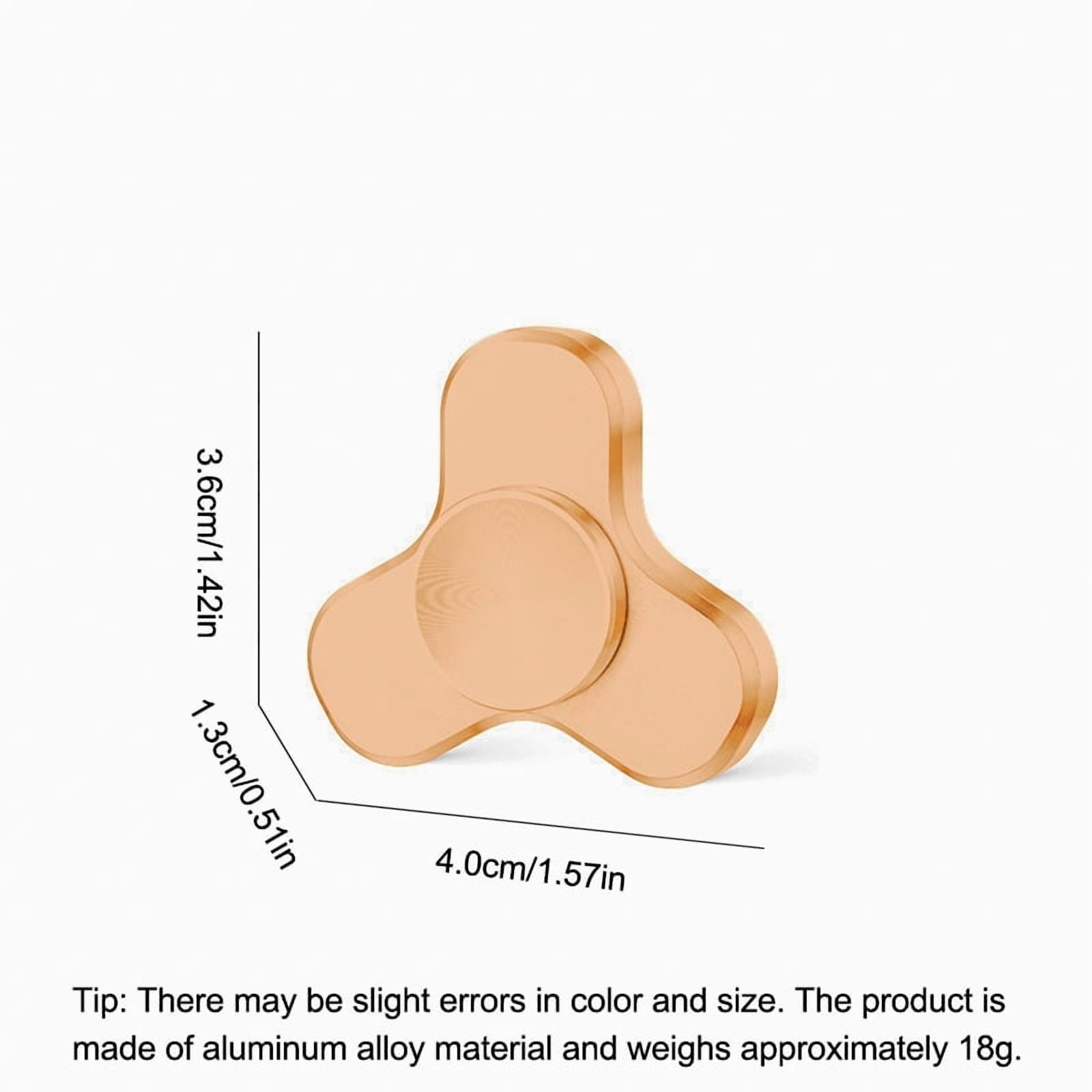 1PC Mini Alloy Fidget Spinner, EDC Spinning Top, Portable Stress Relief ...