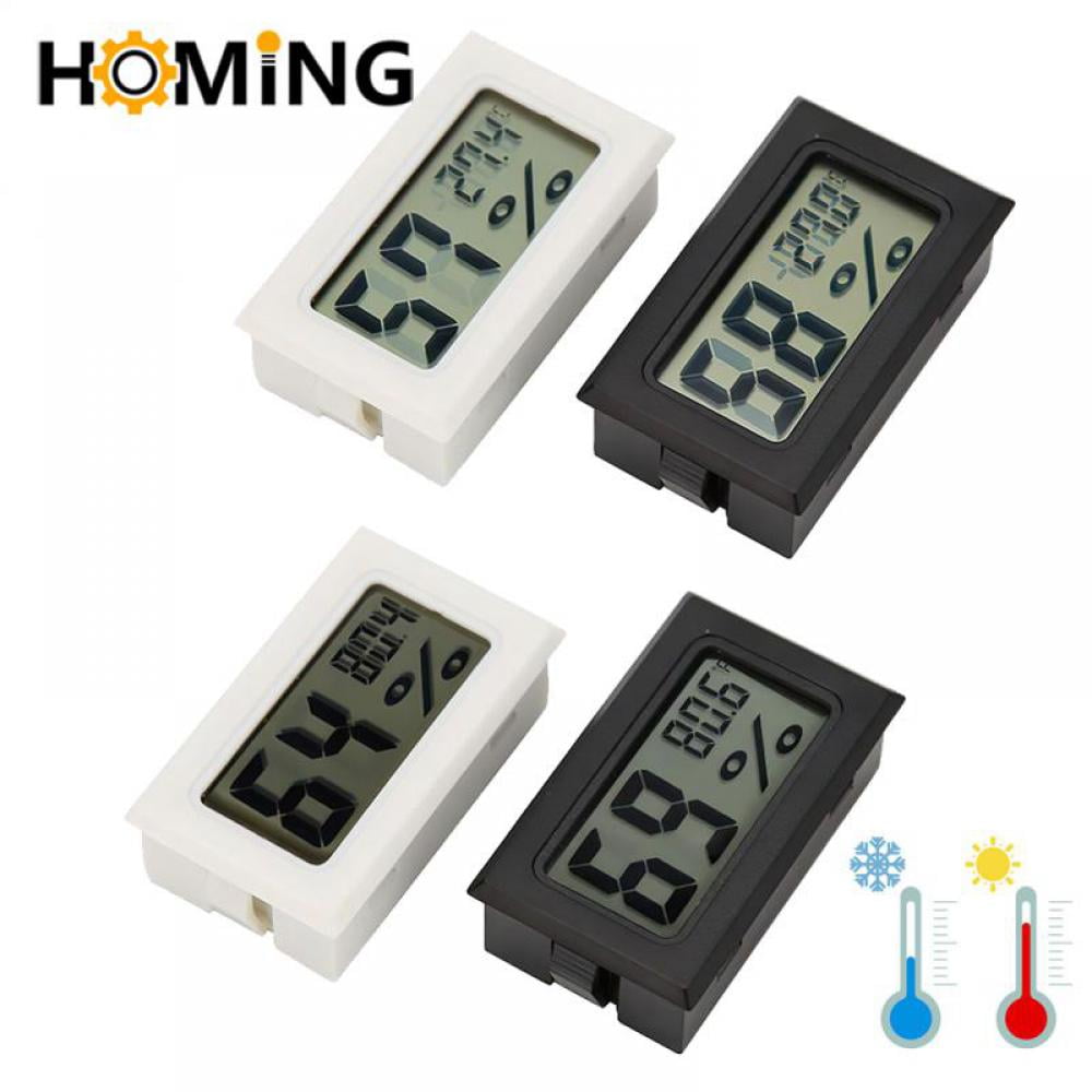 1PC Mini Digital LCD Indoor Convenient Temperature Sensor With 2 ...