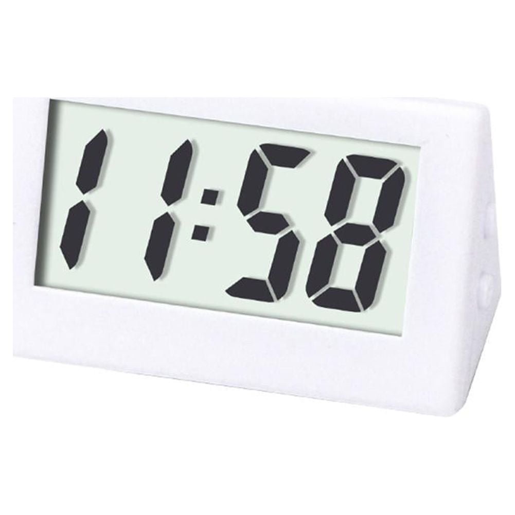 1PC Mini Small Car Desk Digital Clock Watch Gauges Mini Digital LCD ...