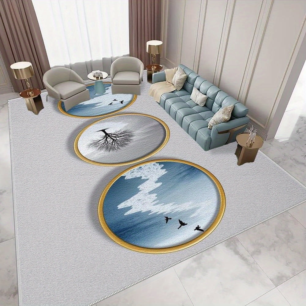 1PC Modern Nordic Style Area Carpet Local Carpet, Lightweight Washable ...