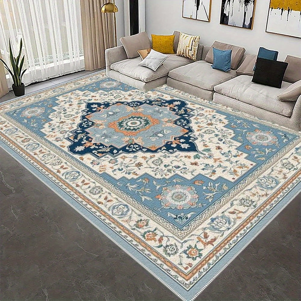 1PC Moroccan Style Area Carpet Partial Carpet, Lightweight Washable ...