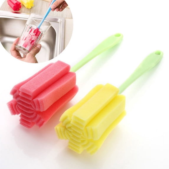 1PC Multi-Purpose Sponge Cup Brush, Soft Bristle Cleaner, Mini Tool for ...