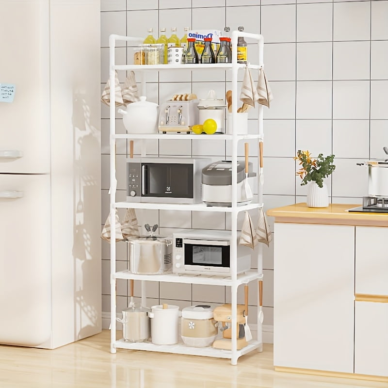 1PC Multifunctional Kitchen Shelf, Microwave Stand Countertop Shelf ...